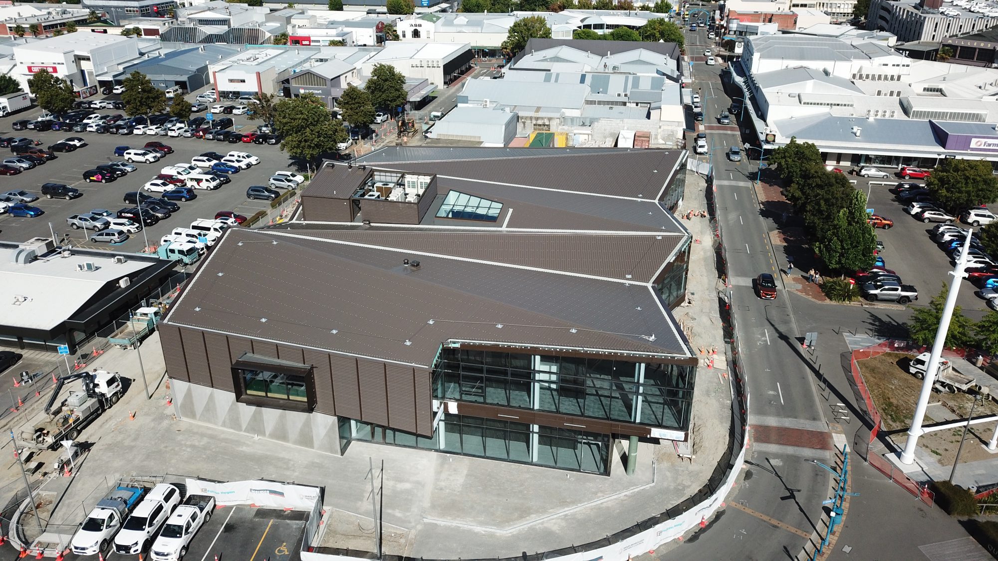 Te Kahu o Waipuna - Marlborough Library and Art Gallery - RoofLogic